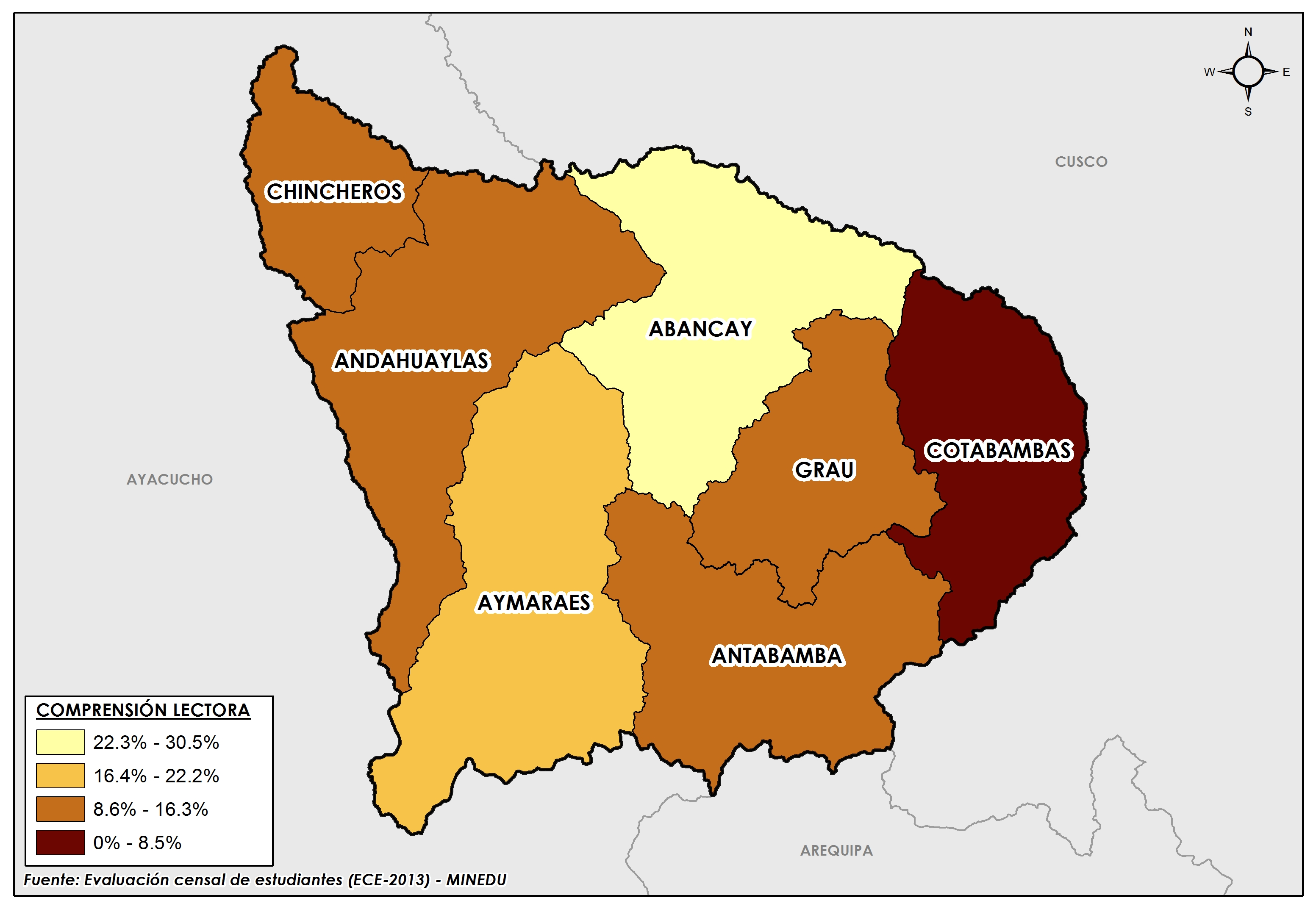 Mapa de Indicadores de Apurimác
