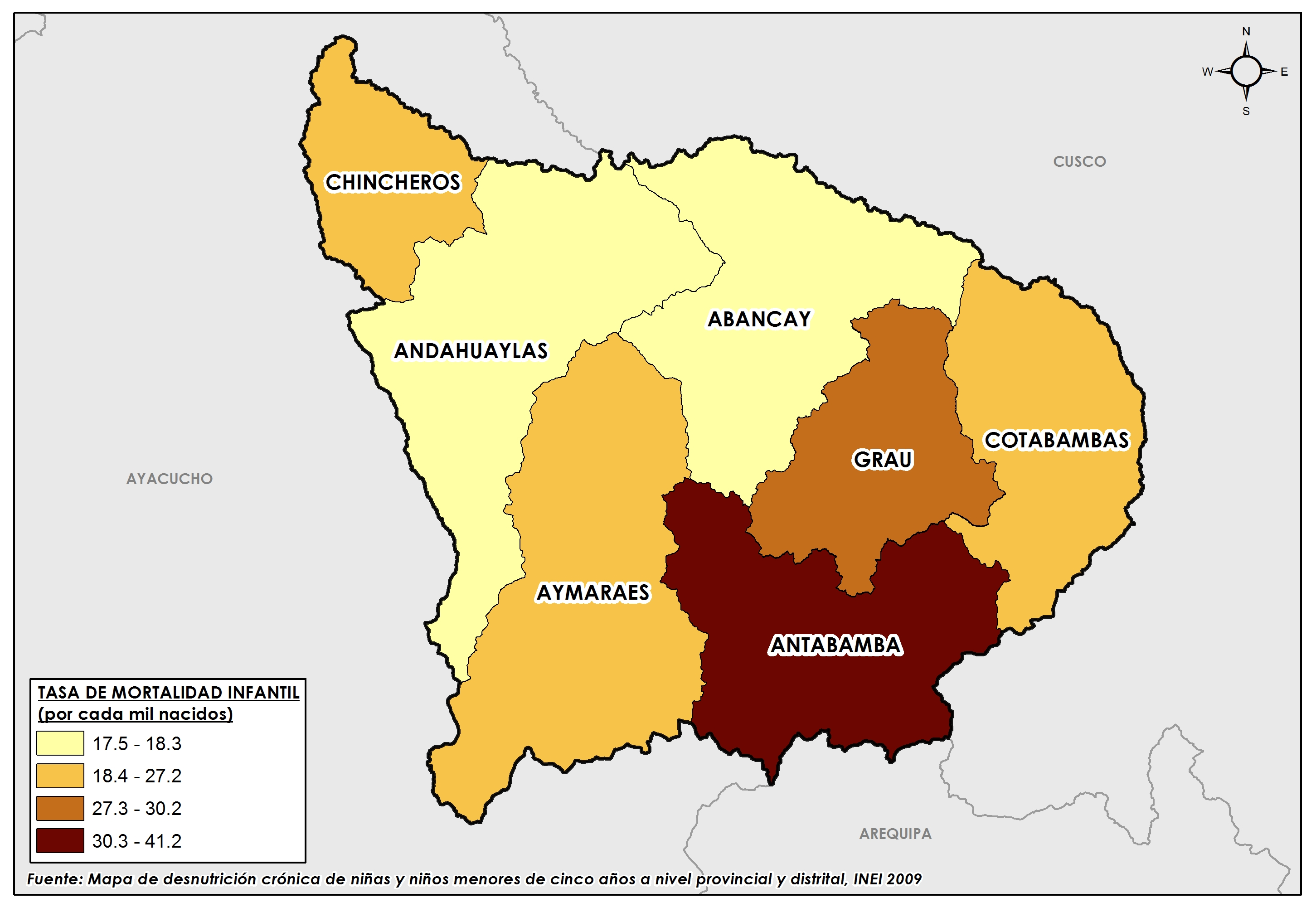 Mapa de Indicadores de Apurimác