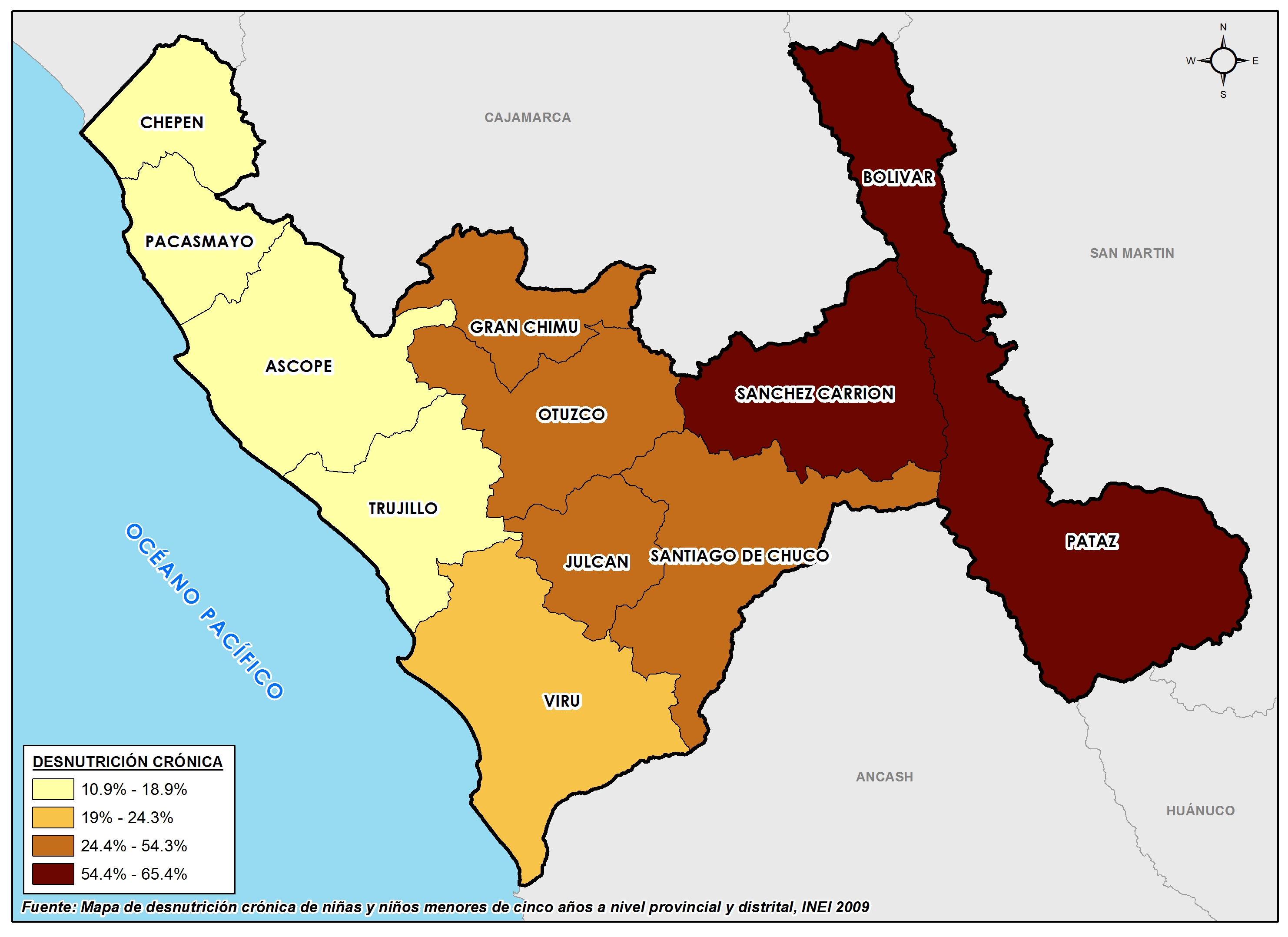Mapa de Indicadores de La Libertad