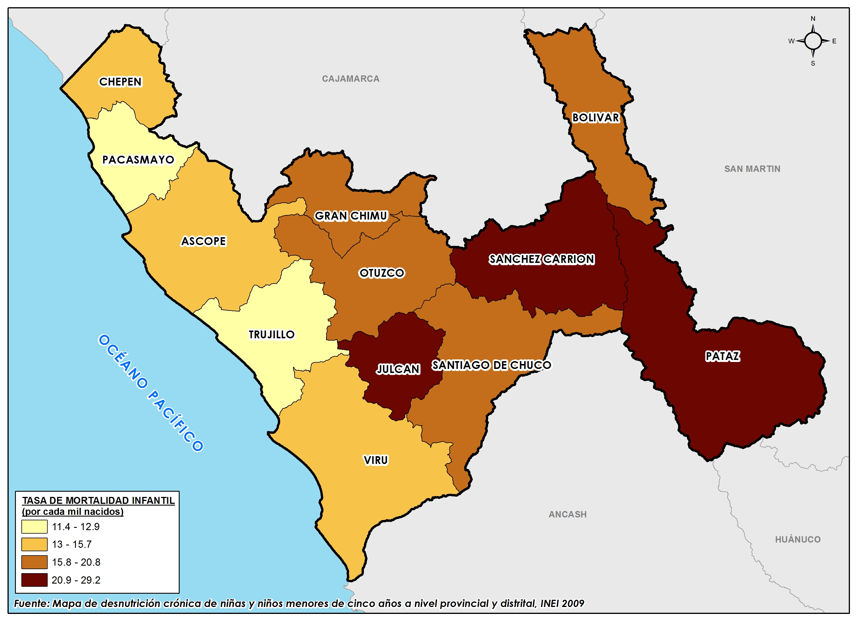 Mapa de Indicadores de La Libertad