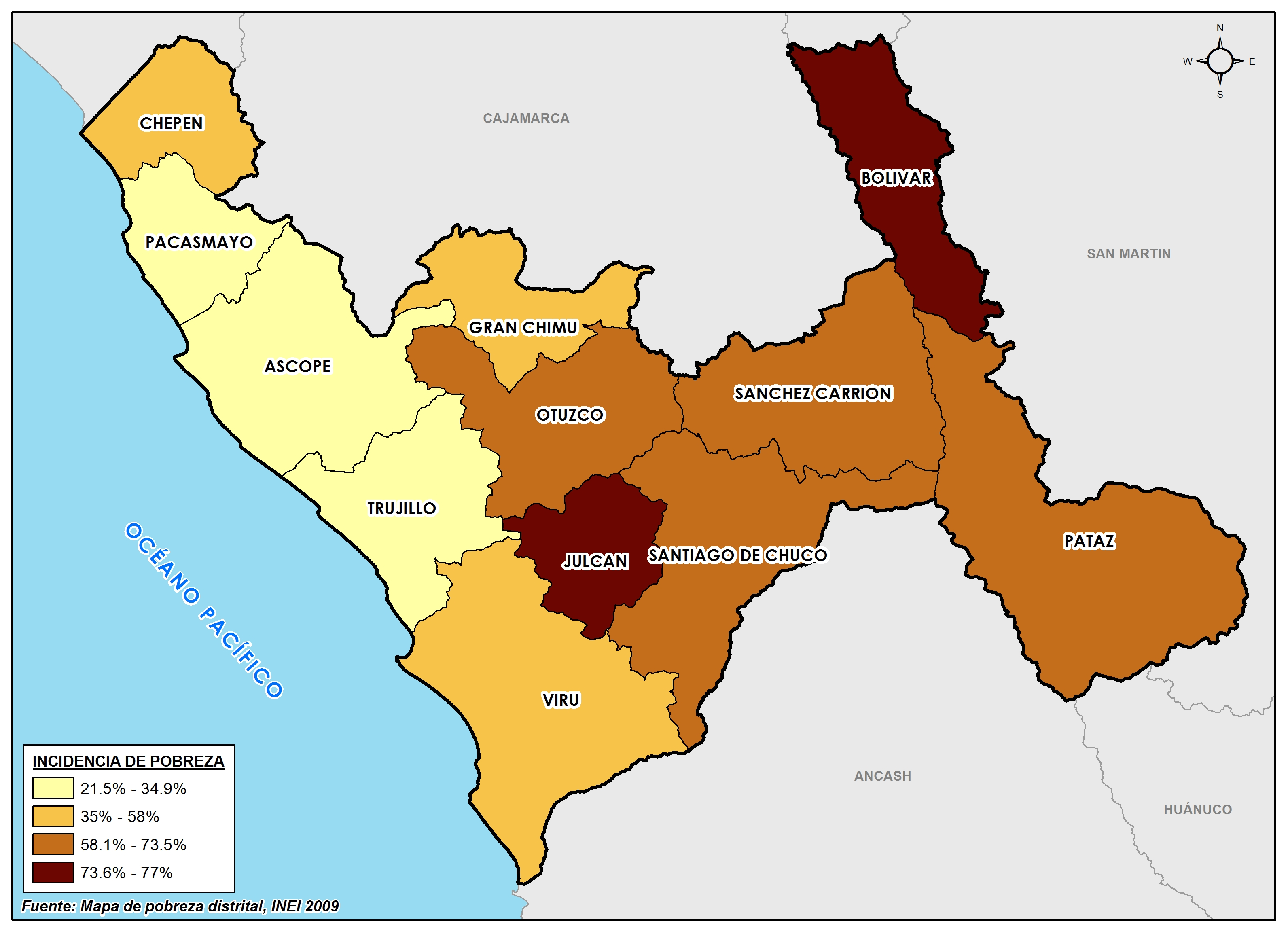 Mapa de Indicadores de La Libertad