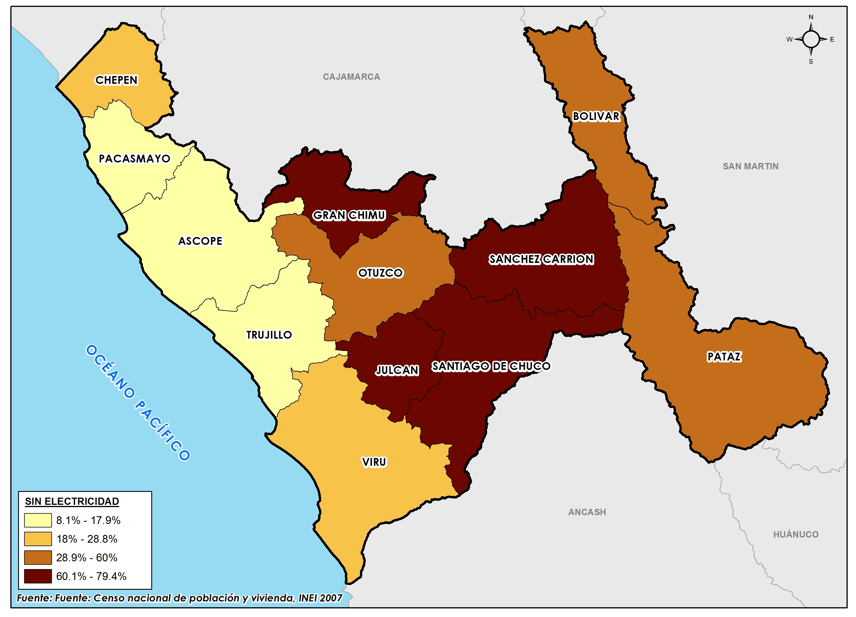 Mapa de Indicadores de La Libertad
